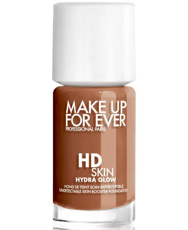 MAKE UP FOR EVER Hd Skin Hydra Glow Skincare Foundation With Hyaluronic Acid 1n00 Alabaster - 4n68 - Coffeeâ  - For Deeper Skin With N